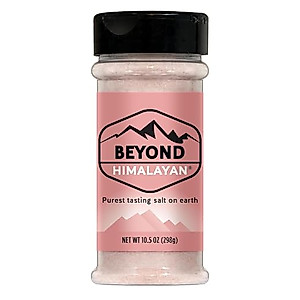 BEYOND HIMALAYAN Pink Himalayan Sea Salt Substitute - 10.5 oz. - Tasty Low Sodium Salt & Potassium Salt Substitute for High Blood Pressure - Himalayan Pink Salt Substitute With Real Salt-Taste