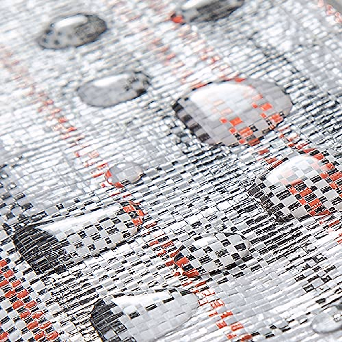 50L Extra Large Storage Bag SQXBK 60x45x20cm/23.62x17.71x7.87inch Red Checkered Water Resistant Organizer Bag Moving Bag Carrying Tote with Zipper and Carrying Handle for Clothes Bedding Comforter, Pillow