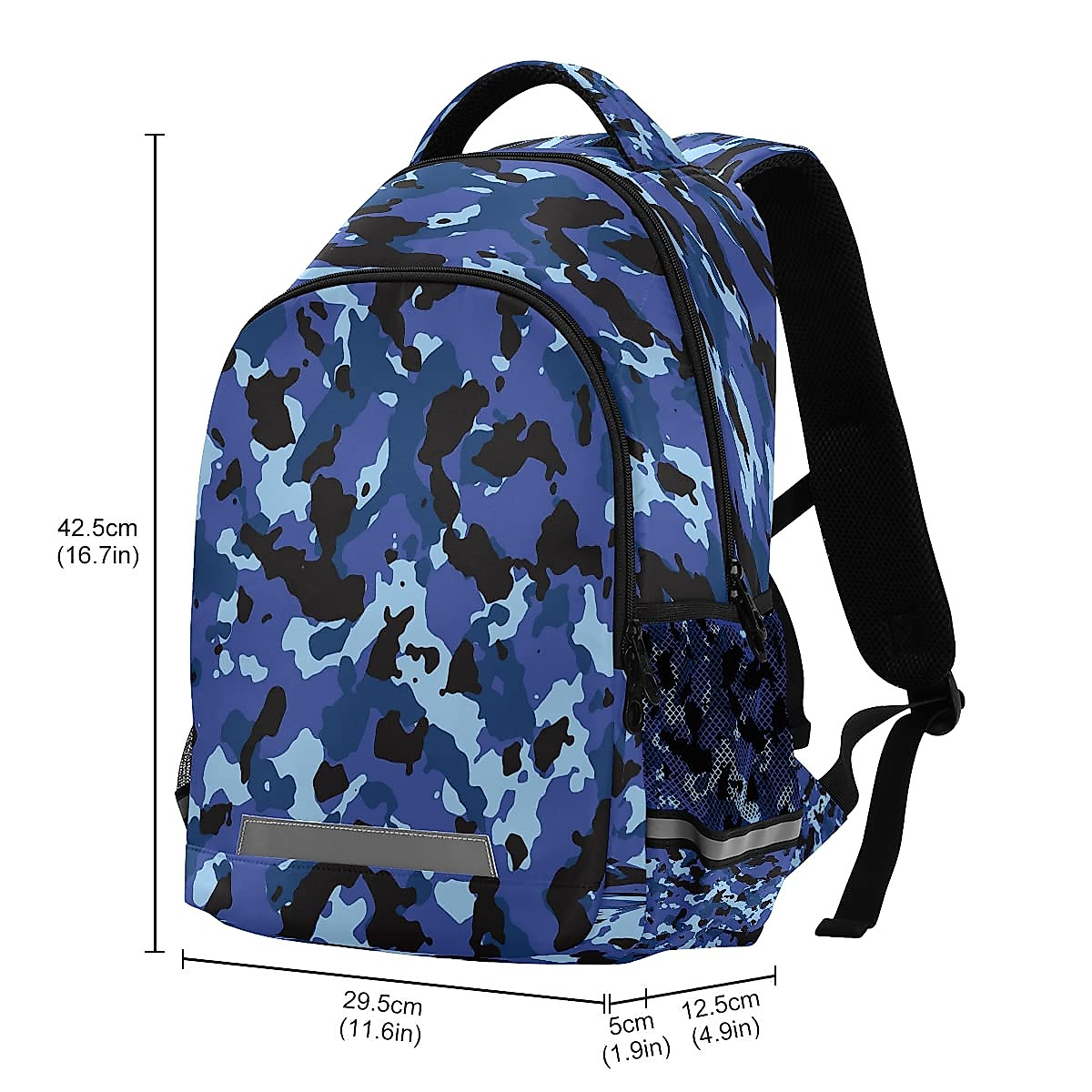 YoCosy Military Camo Camouflage Pattern Backpack School Bookbag Laptop Purse Casual Daypack for Teen Girls Women Boys Men College Travel