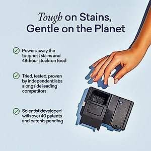 BLUELAND Dishwasher Detergent Tablet Starter Set - Unscented Plastic-Free & Eco Friendly Alternative to Liquid Pods or Sheets - Natural, Sustainable - 60 Washes