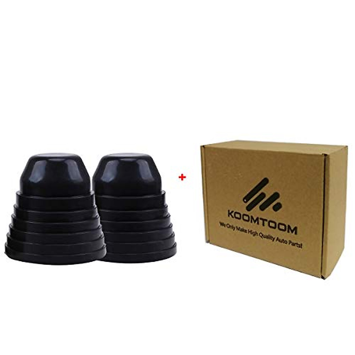 KOOMTOOM LED Headlight Dust Cover Rubber Seal Cap LED Xenon Flexible Car Headlight Dustproof Housing Shell Cap 75mm 80mm 85mm 90mm 95mm 100mm, 2 Pack