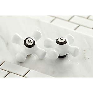 Kingston Brass KB1495PX Heritage Bar Faucet Without Pop-Up Rod, 4-3/4-Inch, Oil Rubbed Bronze