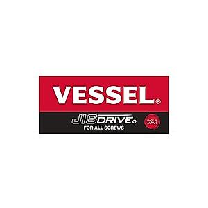 VESSEL Interchangeable Ball Grip Screwdriver Set with 1/4” Hex. Bit | Includes 3 Bits: +1, 3/+2, -6/PZ2, PZ3