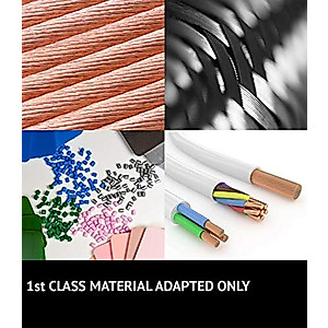 JAVEX Robotic Mower Boundary Wire- Tinned Copper Heavy Duty Universal for Husqvarvna, Worx and Other Lawn Auto-Mower Brands Installation Kit [3.4mm, 24x0.25mm] Green, 153M/500FT