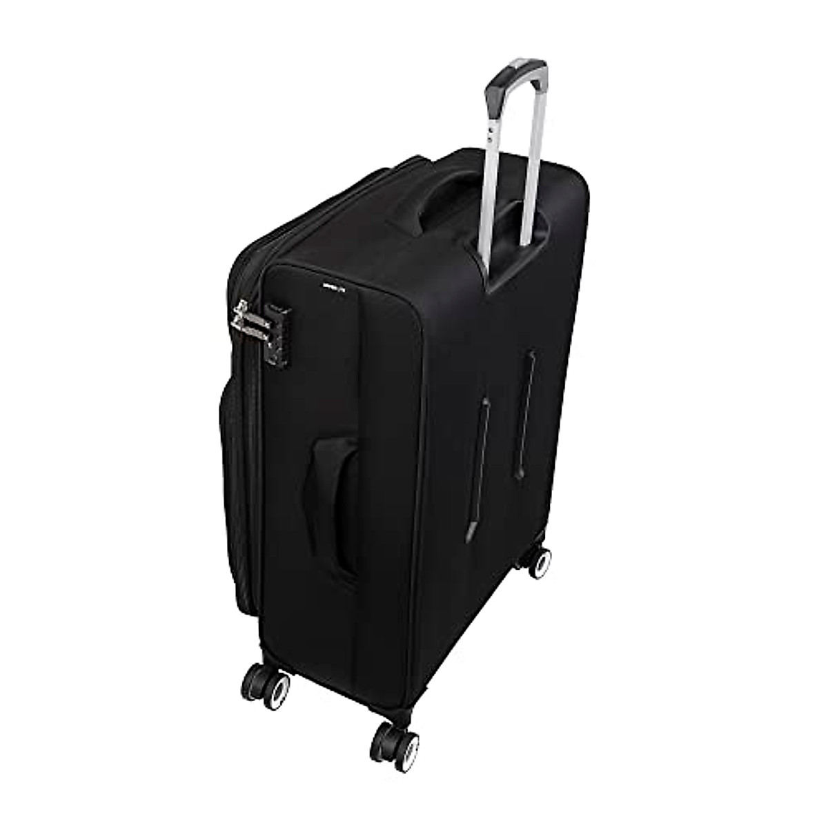 it luggage Intrepid 32" Softside Checked 8 Wheel Expandable Spinner with TSA Lock, Black