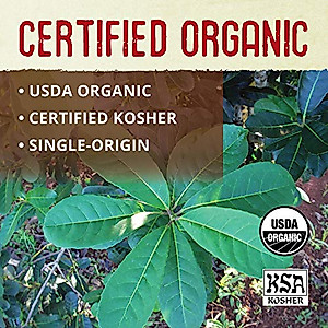 ECOTEAS - Organic Unsmoked Yerba Mate Tea Pure Loose Leaf 1Lb Detox Hi Caf Energy