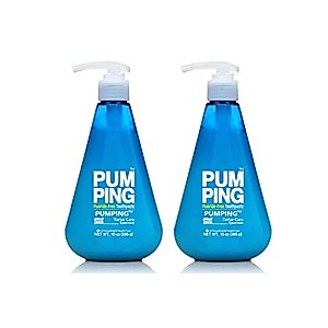 [PERIOE] Fluoride-Free Gel Type Toothpaste - Innovative Pump Design for Smart Brushing and Improved Tartar Care, Spearmint (285 g / 10 oz) Cool Mint Scent x2