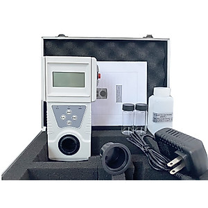 HFBTE Digital Turbidimeter Turbidity Meter Tester Lab Turbidity Meters with Resolution 0.01 NTU Measuring Range 0 to 200 NTU Minimum Indication 0.01 NTU for Testing Turbidity of Liquids