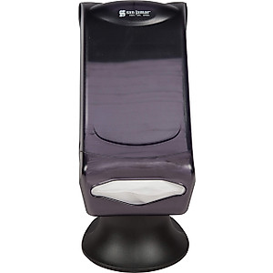 San Jamar - H5005STBK H5005S Venue Fullfold Control Napkin Dispenser with Stand, 500 Capacity, 8" Width x 17-1/2" Height x 13" Depth, Black Pearl