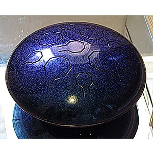 Stardust Stainless Steel Double VibeDrum – 18 Notes - B – in Various Scales - Handpan - Steel Tongue Drum