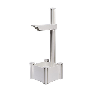 Zippity Outdoor Products ZP19027 Majestic Mailbox Post, White