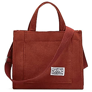 Corduroy Shoulder Bag for Women Crossbody Bag Purse for Women Bags Square Purse Tote Bag Casual Work School Travel