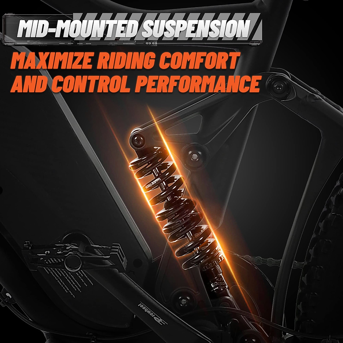 ECOTRIC Samsung Cells Electric Bike Bicycle 750W 48V 12AH Battery 26" E-Bike 23.6MPH Adult Mountain Bike Beach Snow Ebike New Designed Central Shock Absorber