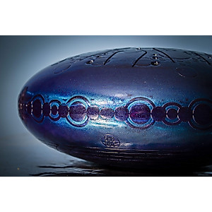 Tank Drum Kosmosky 12" (30 cm) KSY-5"Circles on fields" B minor/Hand Pan/Steel Drum/Tongue drum/Singing bowl