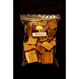 J.C.'s Smoking Wood Chunks - 4 PK Gallon Sized Bag of Apple, Maple, Mulberry, Wild Black Cherry