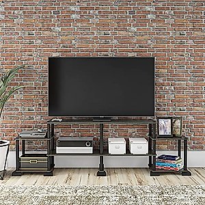 Ameriwood Home Condor Toolless Stand for TVs up to 50", Espresso