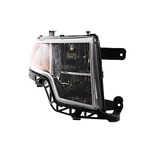 Evan Fischer Driver and Passenger Side Headlight Set of 2 Compatible with 2007-2010 Ford Edge - FO2503228C, FO2502228C