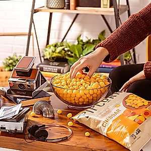 Heirloom Cheddar Cheese Balls by Pipcorn - 4.5oz - Organic Cheese, No Artificial Anything, Non-GMO Heirloom Corn, No Preservatives, Gluten Free