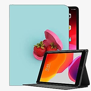 Wugao Case for 2021 iPad Pro 12.9 inch Gen 5-Slim Protective Case Sleep/Wake Cover,Strawberries Berries Red 145151 Full Body Protective Filio Smart case Cover