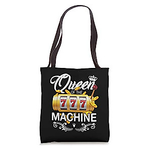 Queen of the Slot Machine Casino Gambling Lover Gift Tote Bag