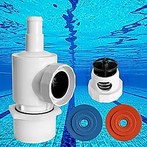Wall Fitting Connector for Polaris Cleaner-Pressure Relief Valve Quick Connect Assembly Wall Fitting Fit with Polaris Zodiac 180 280 380 Pool Vacuum Sweep, Polaris Pool Sweep Hose Connector#9-100-9001