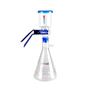 1000mL Lab Vacuum Filtration Apparatus, Flask to Filter Solutions, Oils, E-Liquids, and More, 1000mL Filtering Flask and 300mL Graduated Funnel, Glass Suction Filtering Kit.