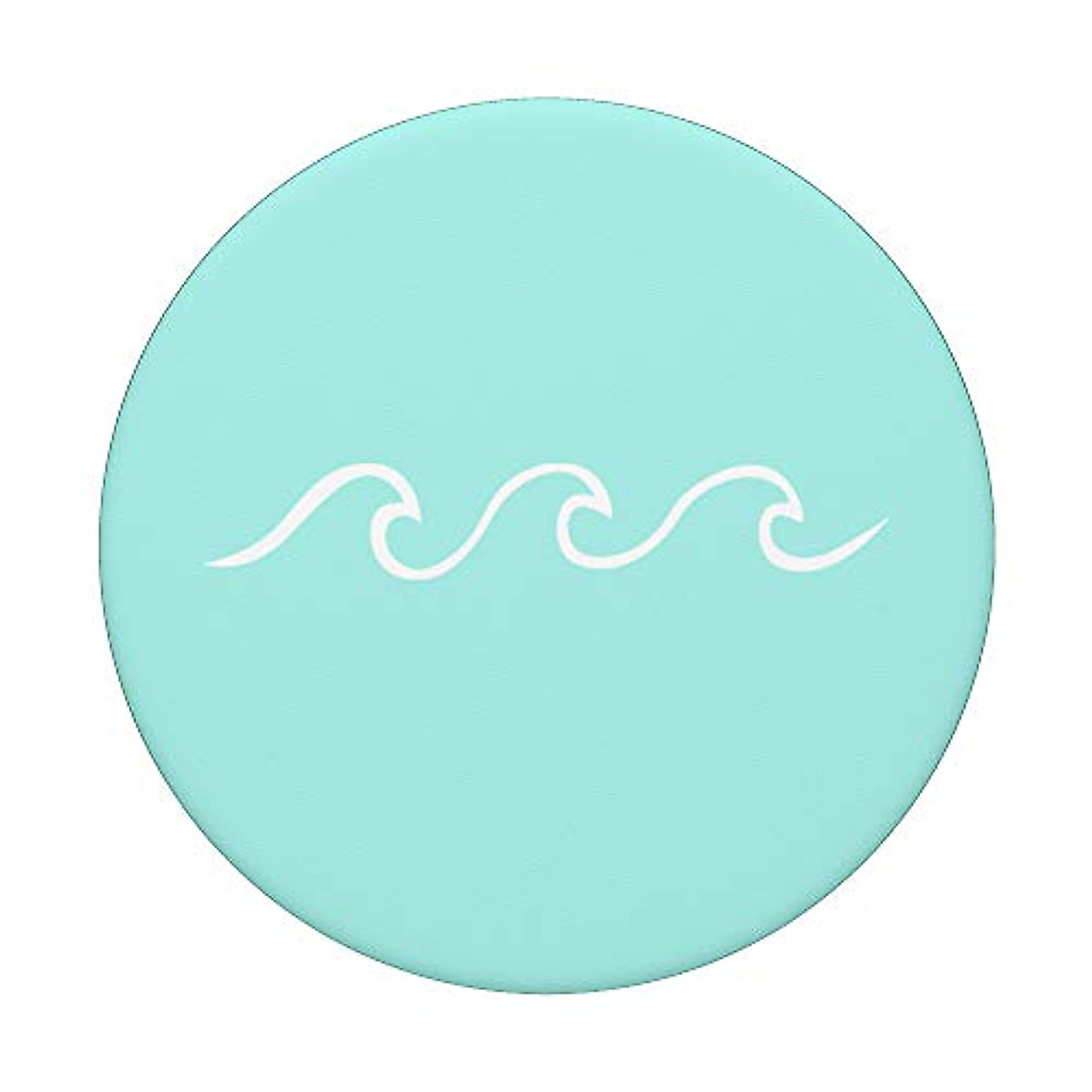 cute minimalist soft aesthetic beach surf green wave kawaii PopSockets Swappable PopGrip