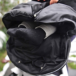 Go 3-Seasons Water Repellent Stroller Footmuff, Baby Cozy Toe Pushchair Sleeping Bag Toddler,Winter Outdoor Tour Stroller Bunting Bag