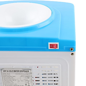 EWANYO Top Loading Water Cooler Water Dispenser Countertop Water Cooler Dispenser for 3 to 5 Gallon Bottles, Hot Cold Water Dispenser for Home Kitchen Offices Dorm