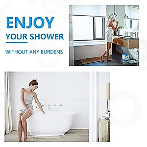 ZEKOO Linear Shower Drain 24 Inch, 2 in 1 Brushed Nickel Shower Drain, 304 Stainless Steel Linear Drain with Tile Insert Grate, Rectangle Shower Floor Drain