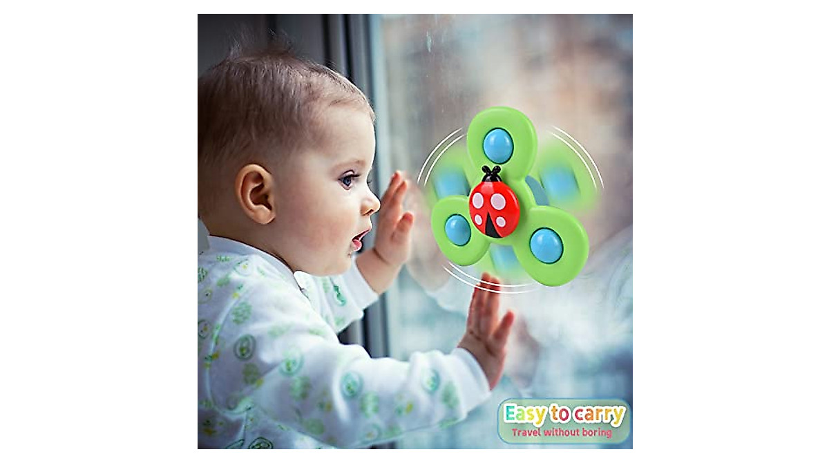 Colorful Suction Cup Spinner Toys for Toddlers
