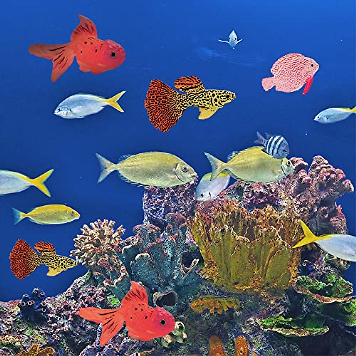 gootrades 3 Pcs/Set Artificial Fish Glowing Effect Aquarium Decor Floating Ornament