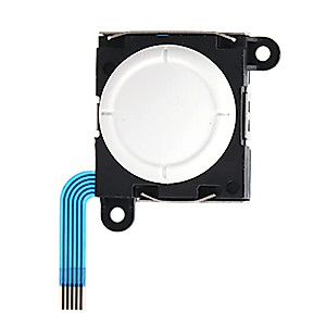 Joystick Button Module, Easy to Install Portable Lightweight Thumb Stick Comfortable for Switch Lite Controller(White)