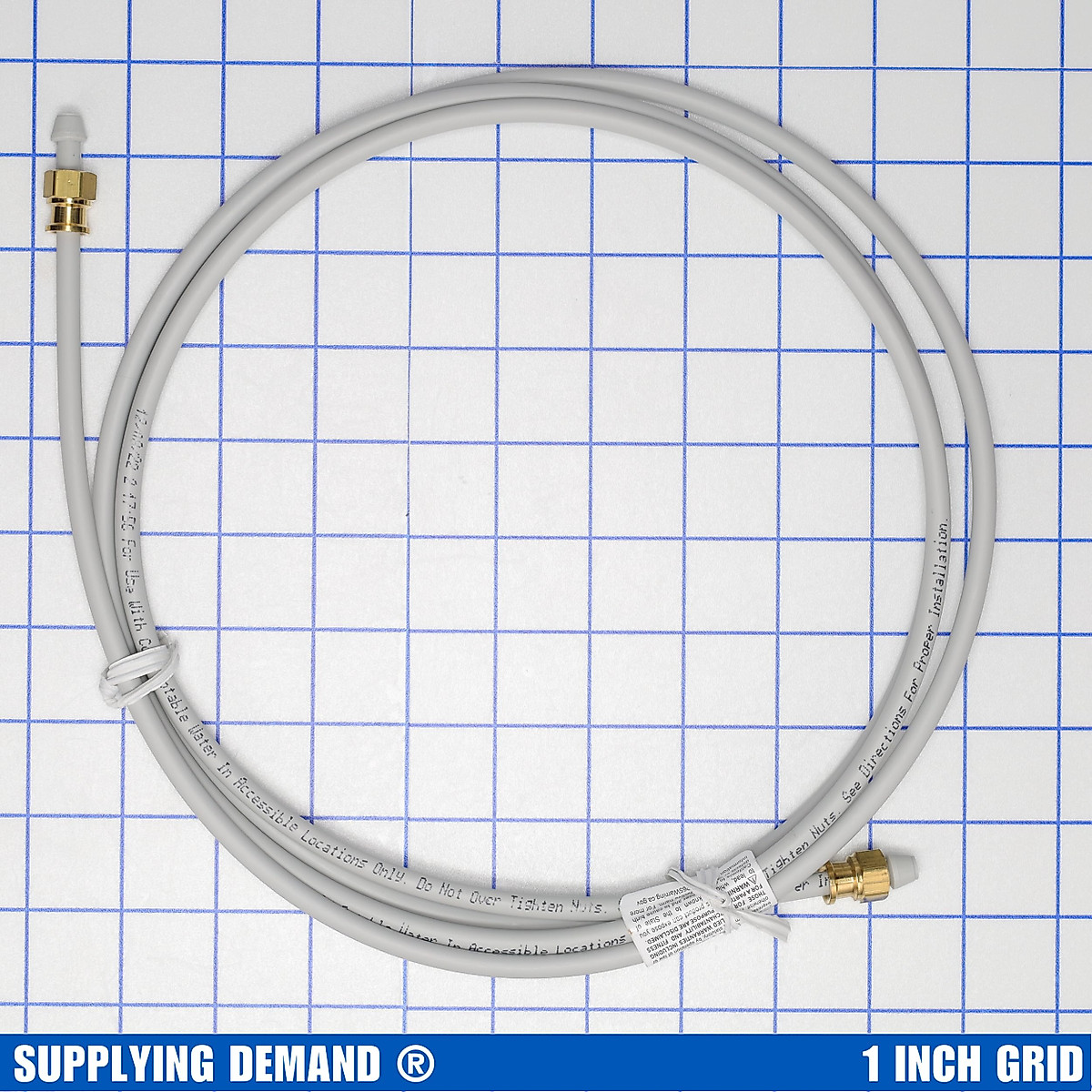 Supplying Demand WX08X10006 IMKR8 8 Feet PEX Refrigerator Water Supply Line with Fittings