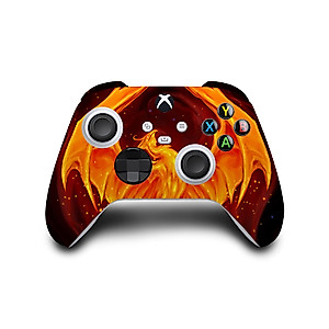 Head Case Designs Officially Licensed Christos Karapanos Dragon Phoenix Art Mix Vinyl Sticker Gaming Skin Decal Cover Compatible With Xbox Series S Console and Controller Bundle