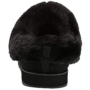 Skechers Women's Ice Angel Slipper, Black/Black, 9