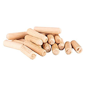 General Tools 840014 1/4-Inch Fluted Wood Dowel Pins, 72-Pack