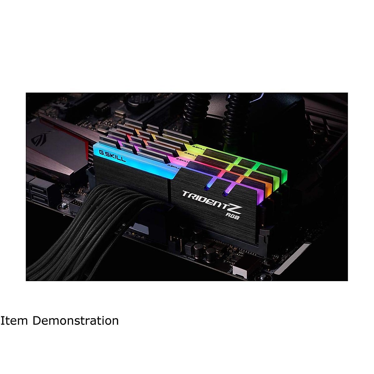 G.SKILL Trident Z RGB Series (Intel XMP) DDR4 RAM 128GB (4x32GB) 3200MT/s CL16-18-18-38 1.35V Desktop Computer Memory UDIMM (F4-3200C16Q-128GTZR)