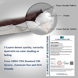 H.VERSAILTEX Reversible Loveseat Couch Cover for 2 Cushion Couch Water Resistant Loveseat Cover for Living Room Quilted Furniture Couch Cover Washable Couch Protector(Loveseat, Brown/Beige)