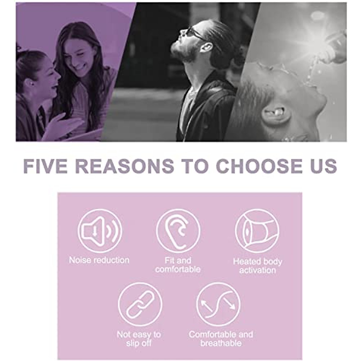 Sqrmekoko Eartips Earbuds Eargels Compatible with Beats Powerbeats Pro Wireless Earphone Headphones