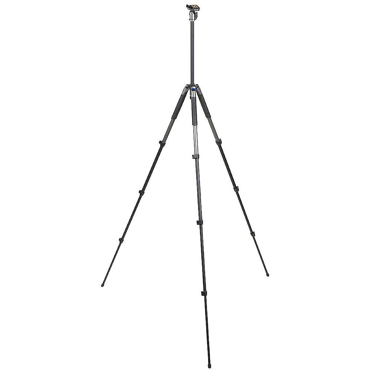 SLIK Sprint PRO III Travel Tripod w/SBH-100 Ball Head for Mirrorless/DSLR Sony Nikon Canon Fuji Cameras and More - Gun Metal Finish (611-892)