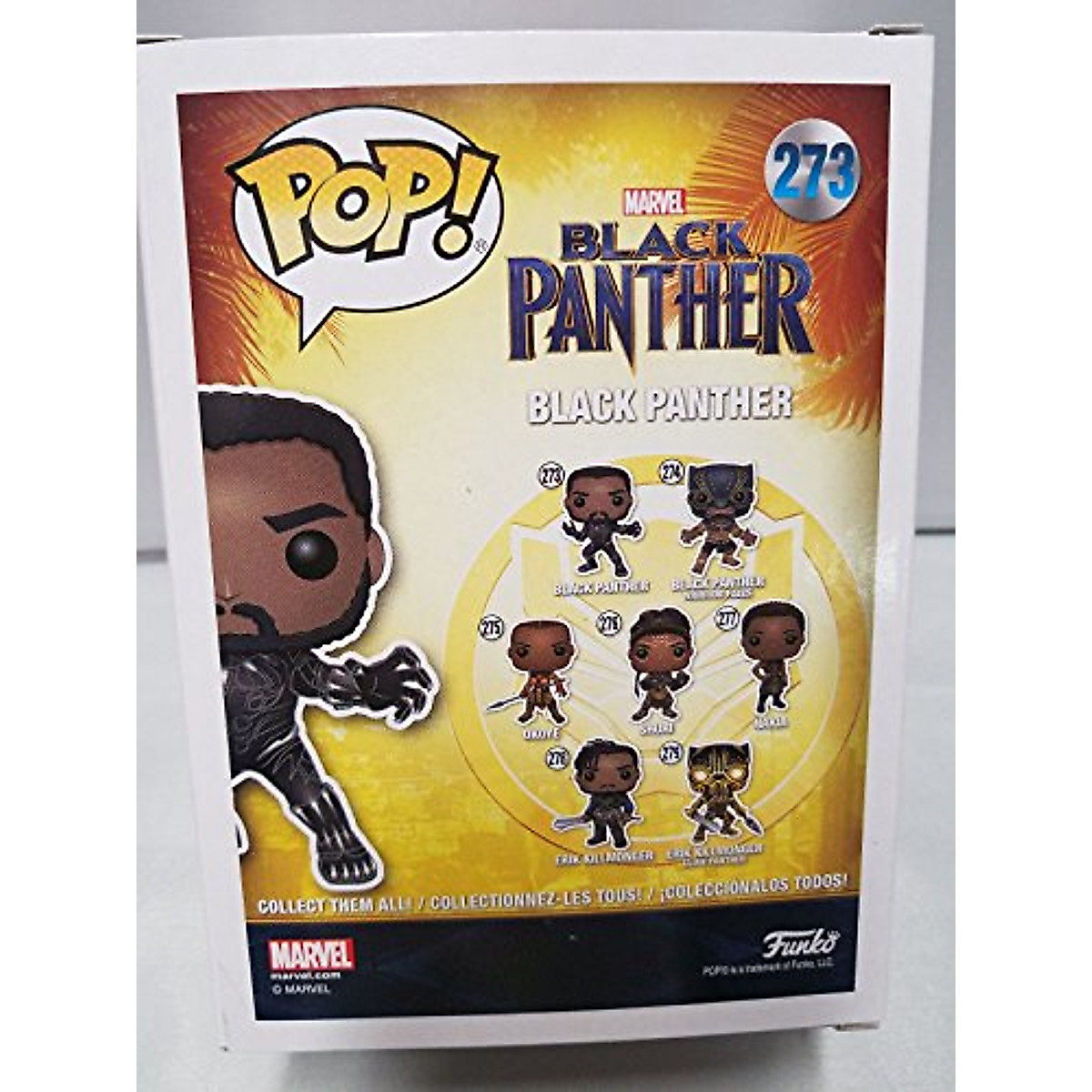 Funko POP! Marvel Black Panther 3.75 Chase Variant Vinyl Figure