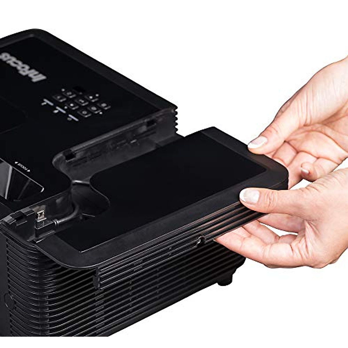 InFocus IN134 DLP XGA 4000 Lumens, 3X HDMI, VGA, 3D and Wi-Fi Ready TechStation Projector