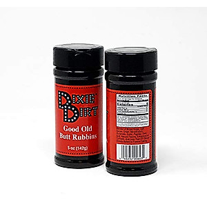 Dixie Dirt Good Old Butt Rubbins Alabama All Purpose Meat Seasoning Pack of 2 Bundle with a JFS Recipe Card