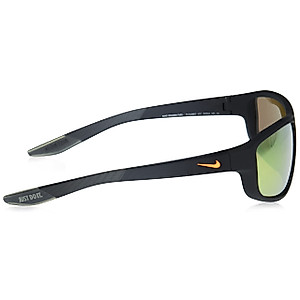 Nike Brazen Fuel Rectangular Sunglasses, Matte Obsidian, 62/14/130