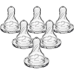 Dr. Browns 2 Natural Flow Level 2 Standard Nipple - 6 Count