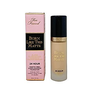 Too Faced Born Like This Matte 24 Hour Undetectable Super Longwear Foundation - 03 Chiffon