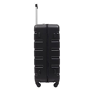 Travelers Club Harper Luggage, Black, 2 Piece Set