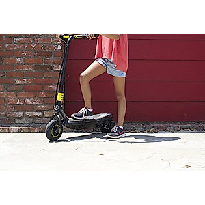 Pulse Performance Products Sonic XL Electric Scooter, Black/Yellow
