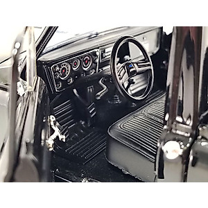 1970 Chevy K10 4x4 Pickup Truck Black Limited Edition to 1050 Pieces Worldwide 1/18 Diecast Model Car by Acme A1807215
